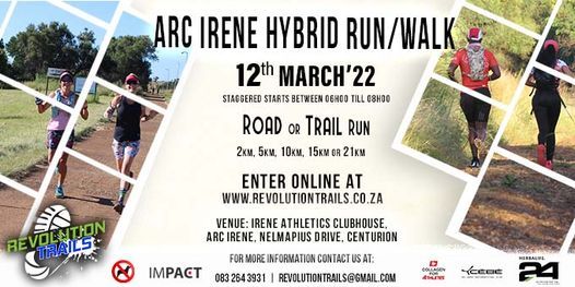 ARC Irene Hybrid Run/Walk, Irene Athletics Club, Centurion, 12 March 2022