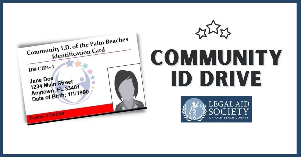 Community ID of the Palm Beaches ID Drives, Mandel Public Library of ...