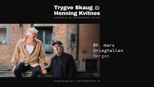Trygve Skaug & Henning Kvitnes // Grieghallen, Grieghallen, Bergen, 9 ...