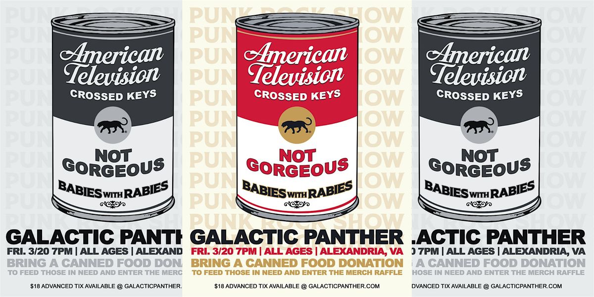 LIVE MUSIC: Punk Rock Food Drive Featuring American Television, Crossed ...