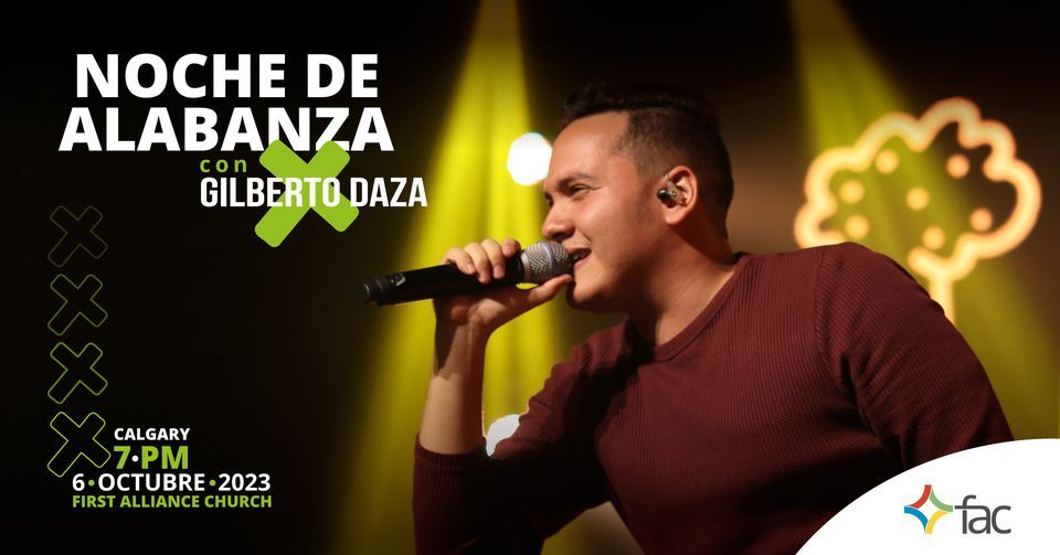 Gilberto Daza Concert Tickets, FAC Calgary, 6 October 2023