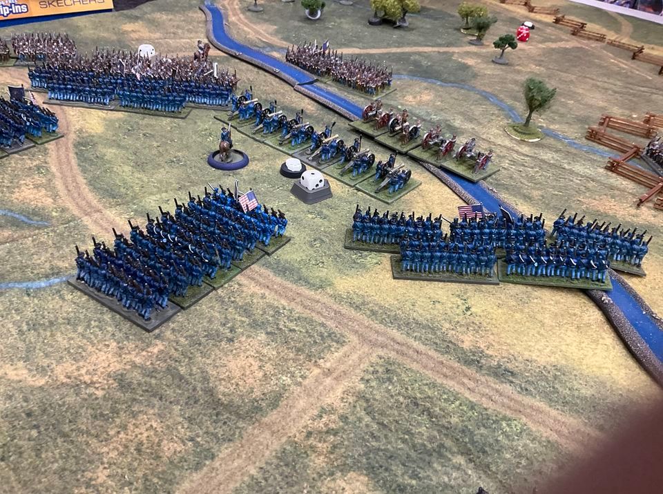 Civil War battle in Epic Miniature scale as presented by Historic ...