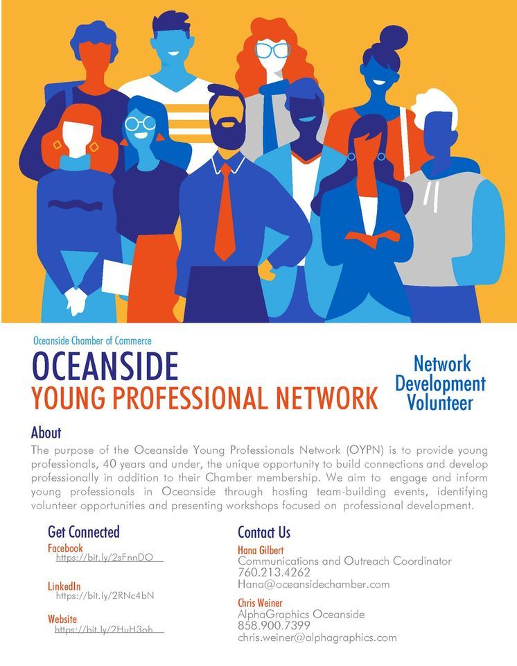 Oceanside Young Professionals Monthly Networking Meeting at Location ...