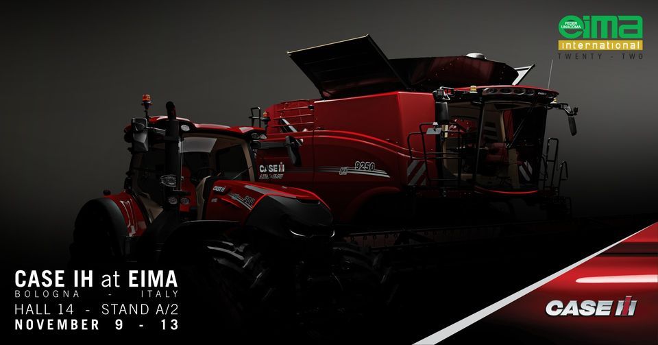 CASE IH AT EIMA 2022, BolognaFiere, 9 November to 13 November