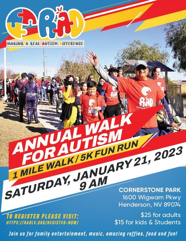 5K Walk-Run for Autism, Cornerstone Park, Henderson, 21 January 2023