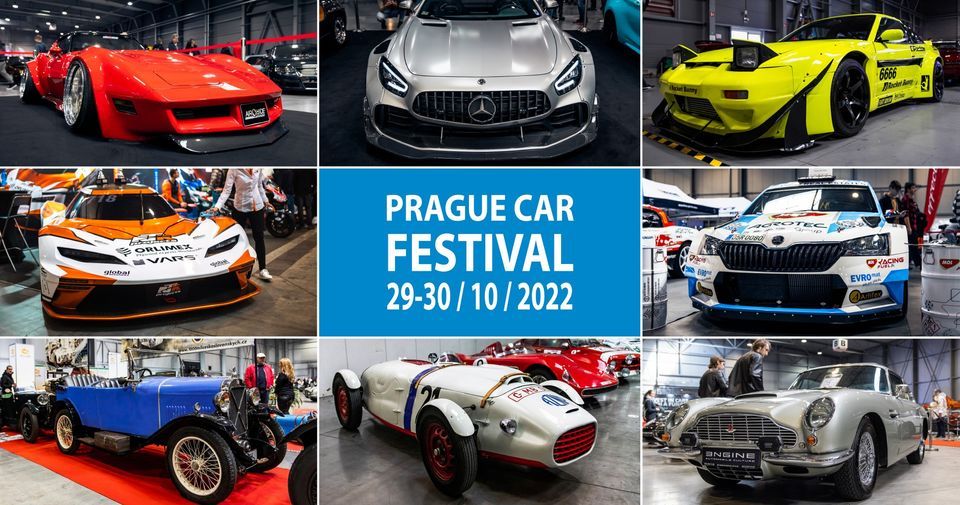 Prague Car Festival 2022, Prague Car Festival, 29 October to 30 October