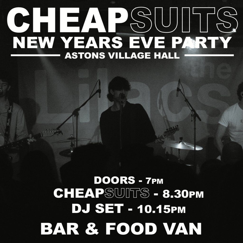 New Years Eve 2025 hosted by Cheap Suits, Aston Tirrold Village Hall ...