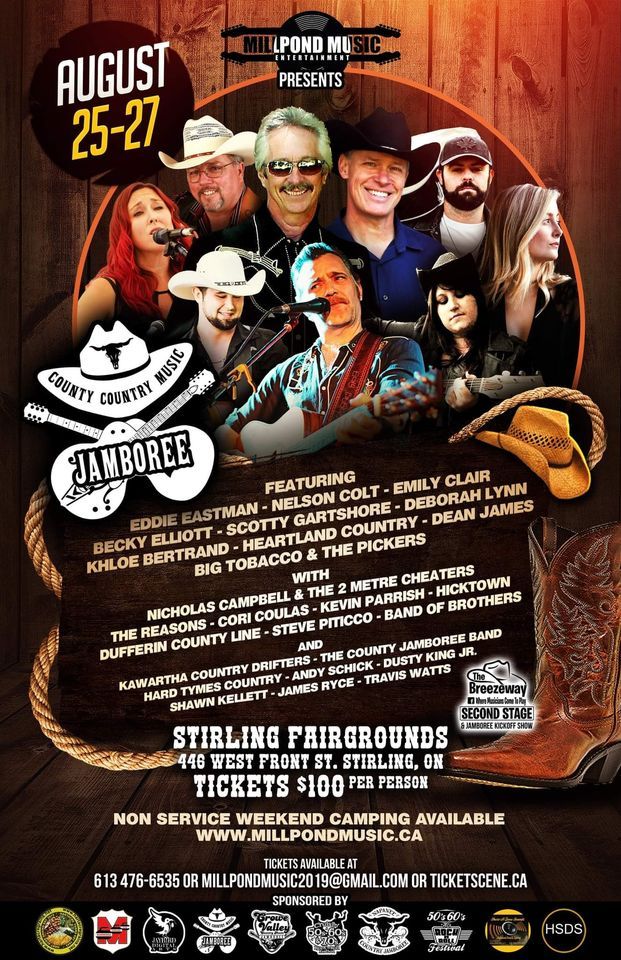 The 2022 County Country Music Jamboree, Stirling Fair grounds, Stirling ...