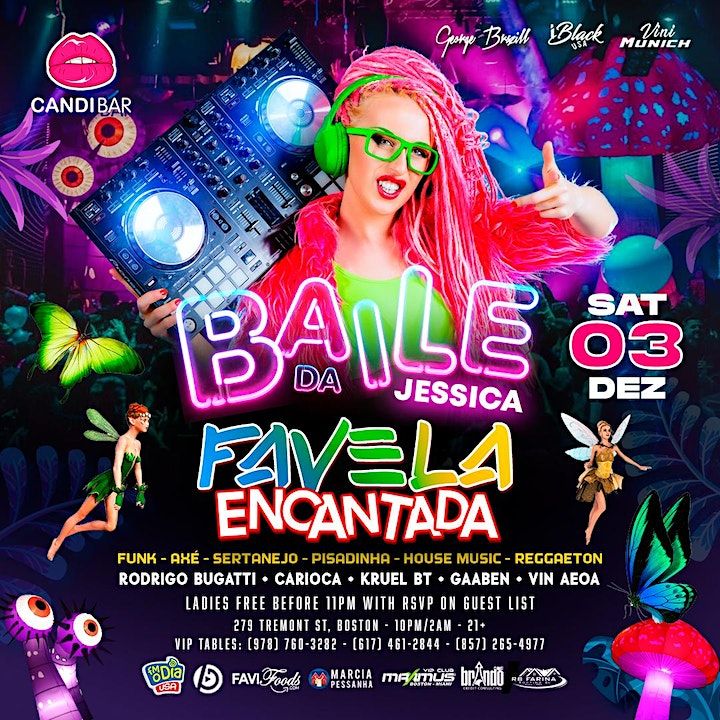 FAVELA ENCANTADA @ Candibar | Guestlist (Must Submit RSVP), Candibar ...