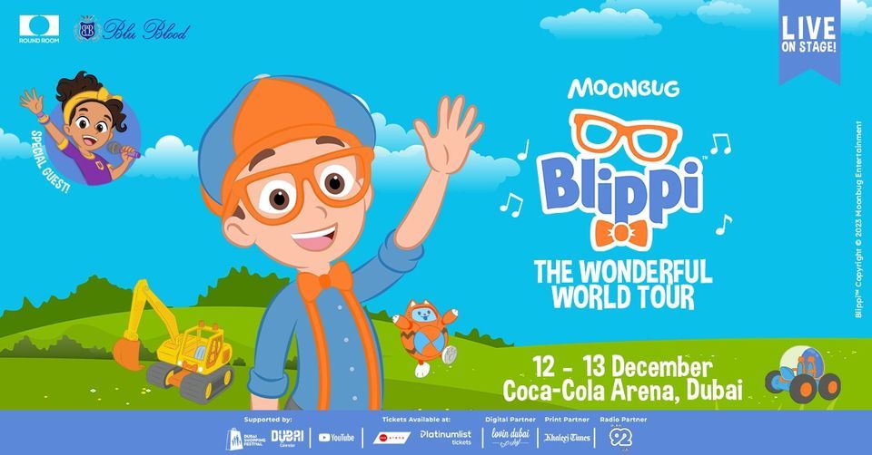 Blippi: The Wonderful World Tour, Coca-Cola Arena, Bur Dubai, 12 ...
