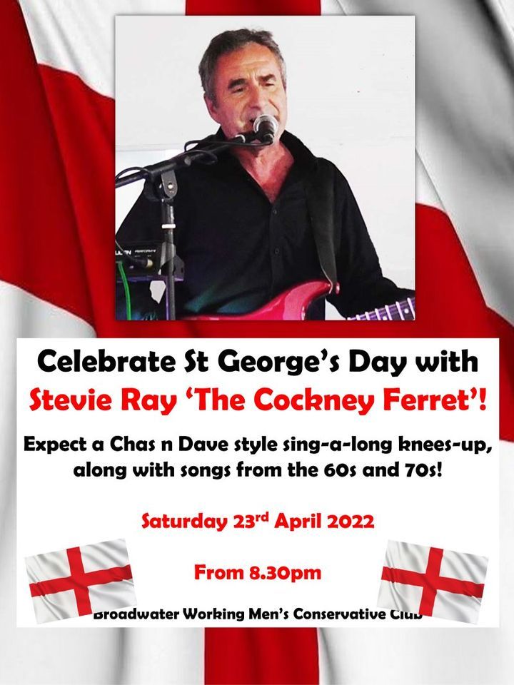 Celebrate St Georges Day with Stevie Ray The Cockney Ferret ...