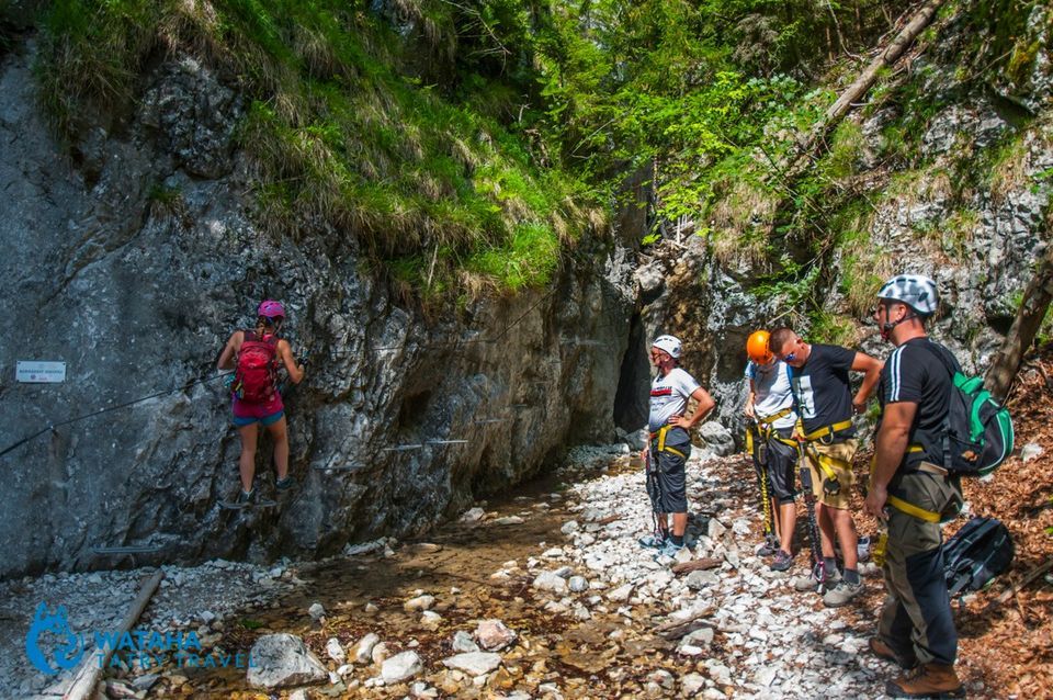 Słowacki Raj Via ferratą ABC, Via Ferrata Kysel', Kosice, 4 July 2022