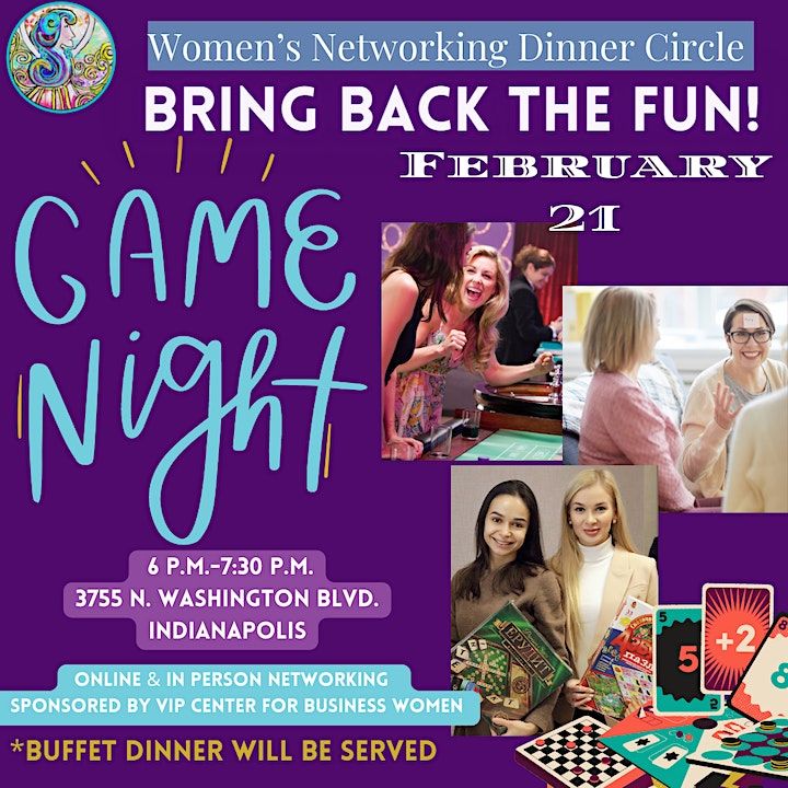 Womens Networking Dinner Event: Bring Back the Fun! Game Night, VIP ...