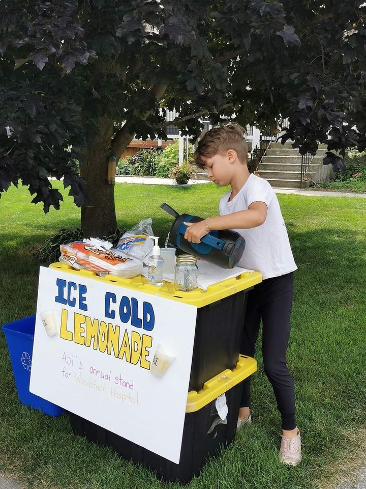 Abis 3rd annual lemonade stand, 716 Frances St, Woodstock, ON N4S 2A4 ...