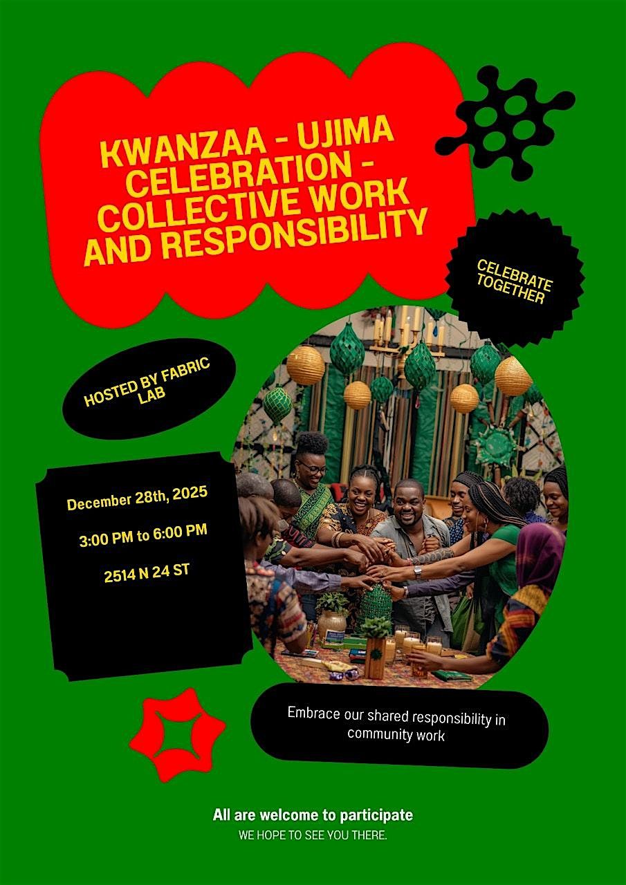 Kwanzaa - Ujima Celebration, Fabric Lab, Omaha, 28 December 2025