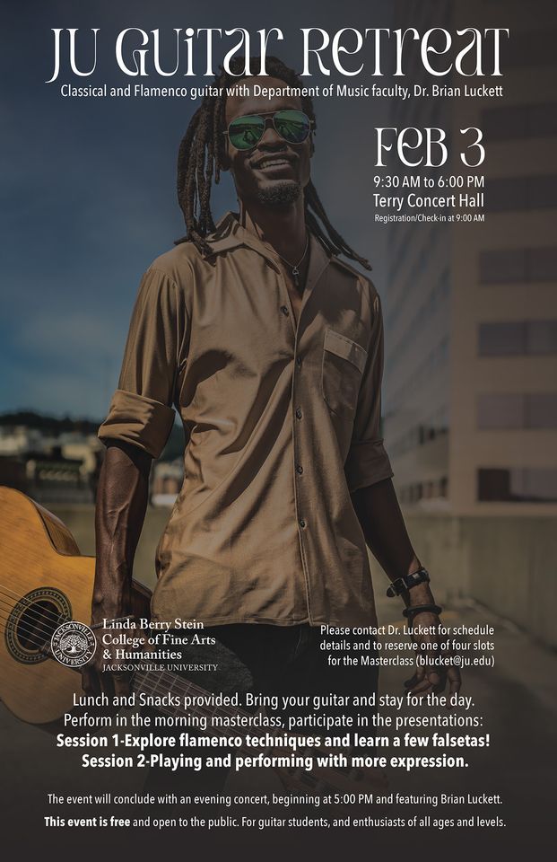 Guitar Retreat, JU Terry Concert Hall, Jacksonville, 3 February 2024