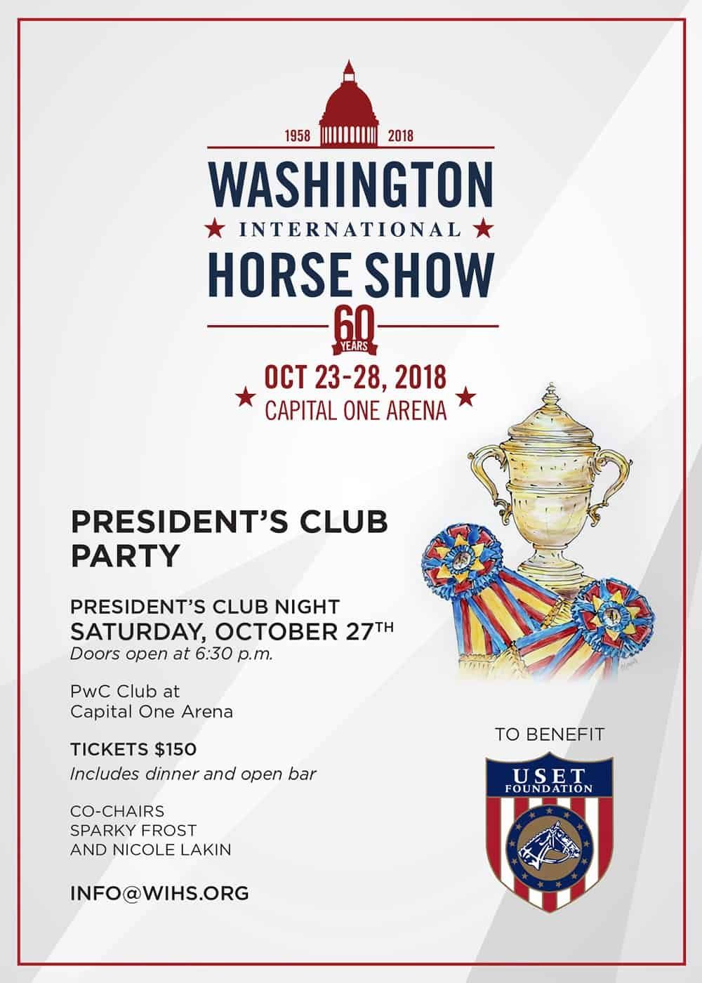 Washington International Horse Show World Cup Night at Show Place Arena ...