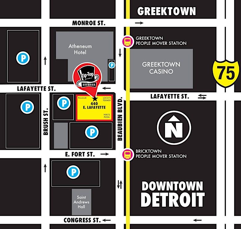 Deep Dive Burlesk: All Black Show 2/28/26, Tip-Top Showbar @Dream ...