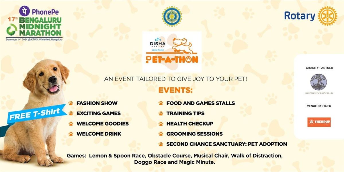 Disha Habitat Pet-A-Thon 2024, Sy No 163/2, Kommasandra Village ...