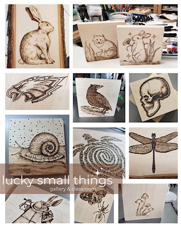 Intro to Wood Burning aka Pyrography for Beginners -Level 1, cSPACE ...