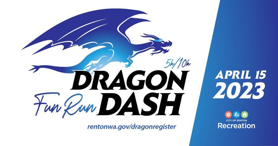 Dragon Dash 5K/10K Fun Run & Walk, Downtown, Renton, 15 April 2023