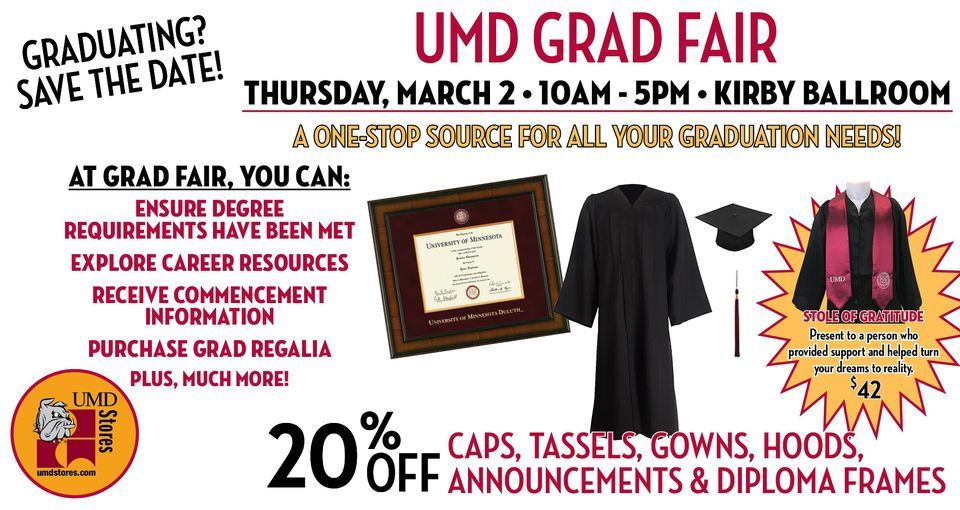 2023 UMD Grad Fair, Kirby Ballroom, Duluth, 2 March 2023