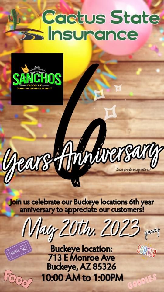 Buckeye Office 6Year Anniversary party!, 713 E Monroe Ave, Buckeye, AZ ...