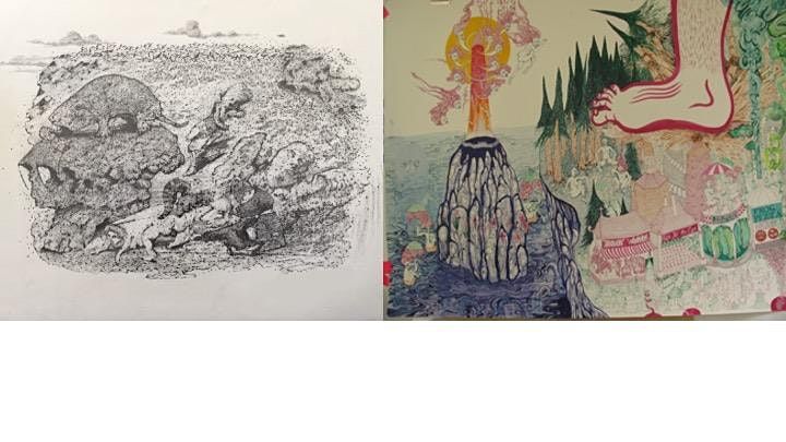 Drawing Discussion with Chris Bruce and Isabel Rock, Online, 20 January ...