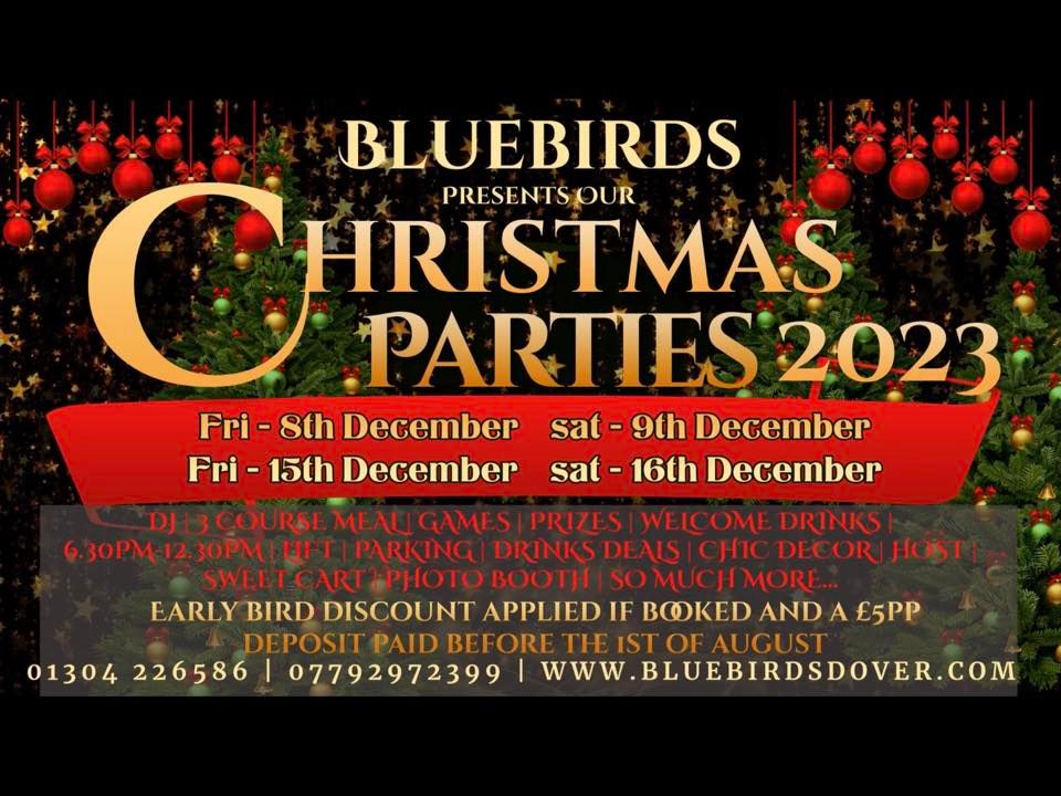 Bluebirds Christmas Party, Bluebirds Dover, 15 December to 16 December