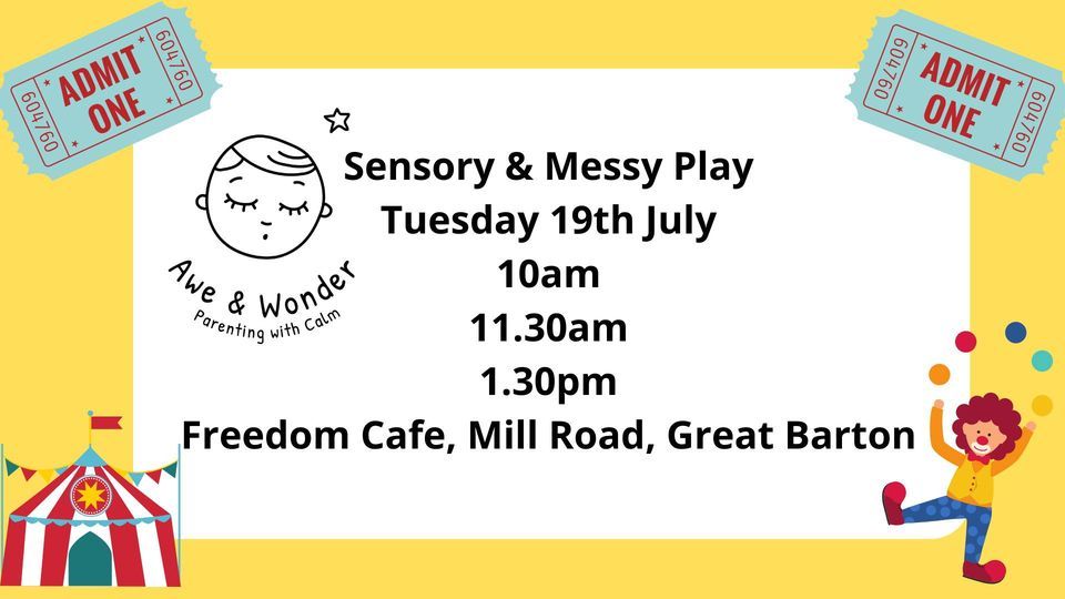 Circus Sensory & Messy Play Fun! *BONUS CLASS*, Freedom Church ...