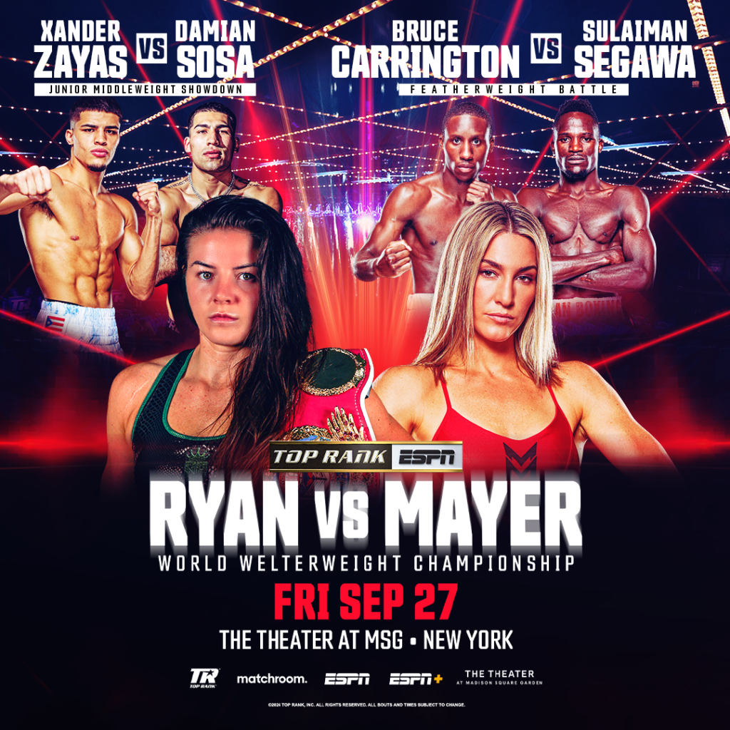 Top Rank Boxing: Ryan v. Mayer, The Theater at MSG, New York, 27 ...